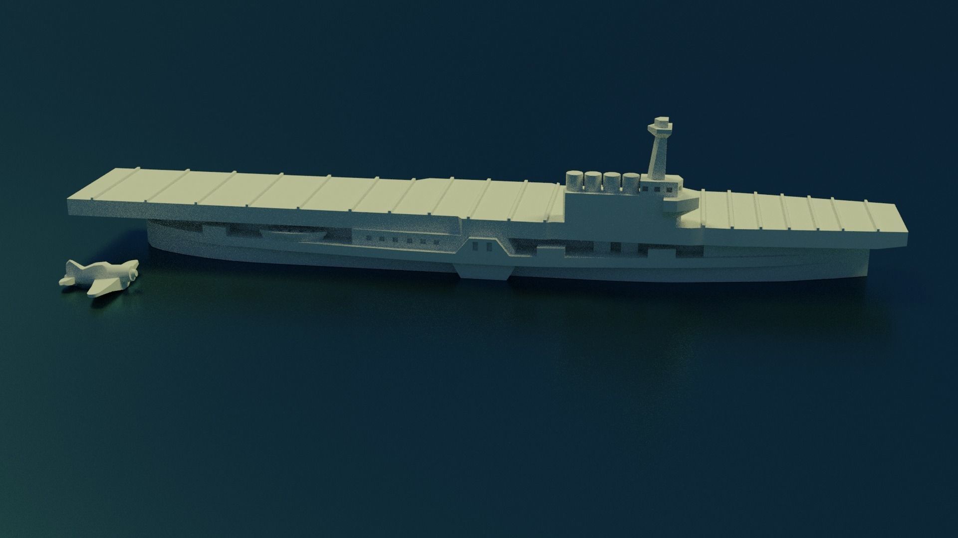 USS Wolverine 3D model 3D printable | CGTrader