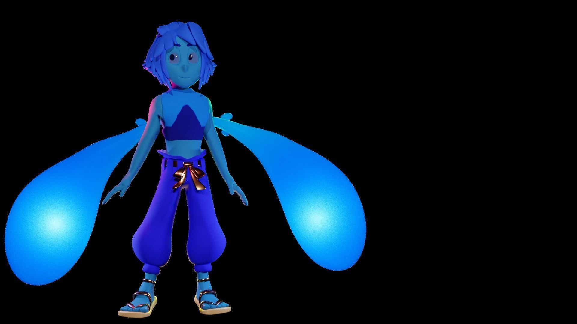 Lapis Lazuli free 3D model rigged | CGTrader