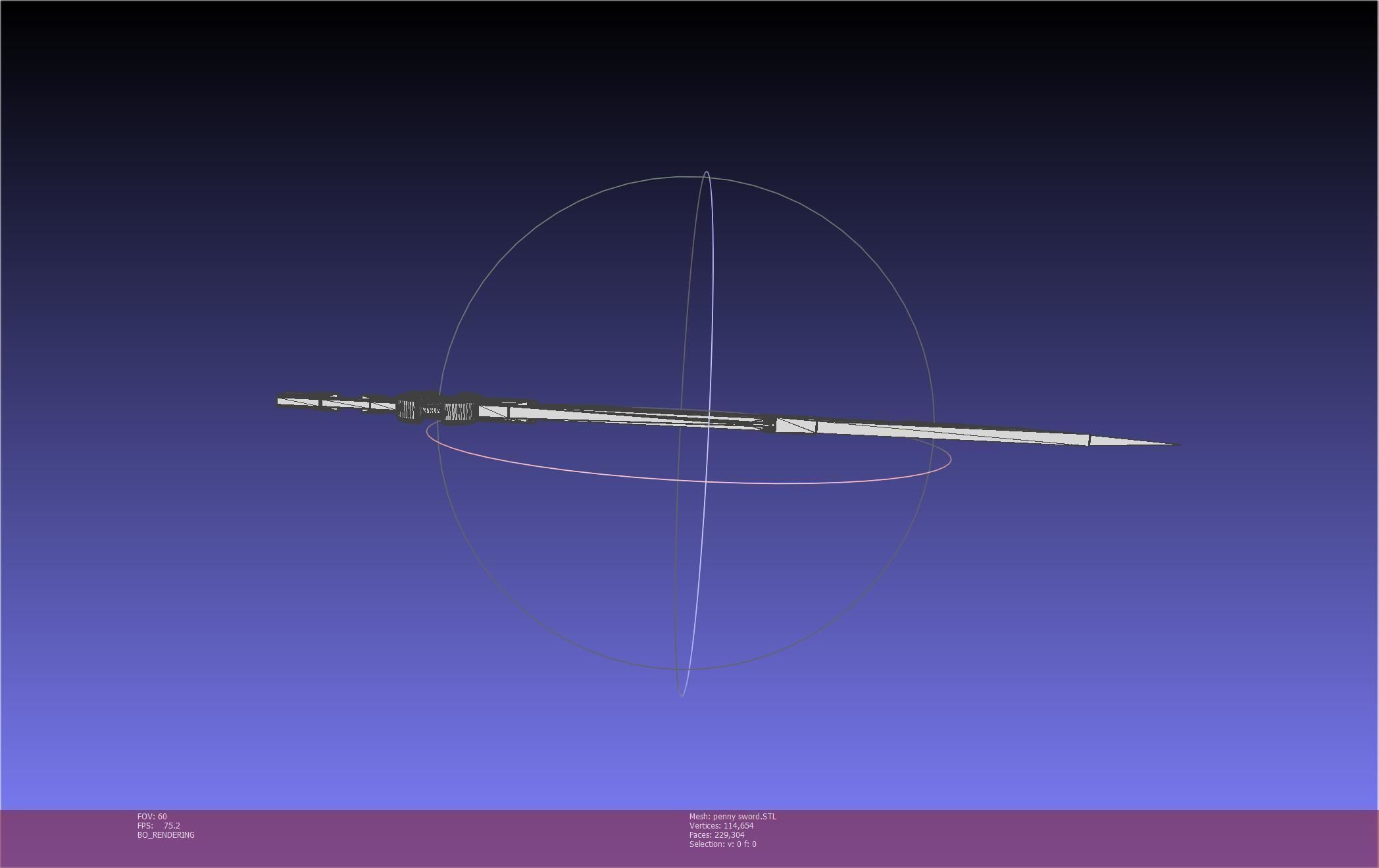 RWBY Penny Floating Array Sword Printable Assembly 3D model 3D ...