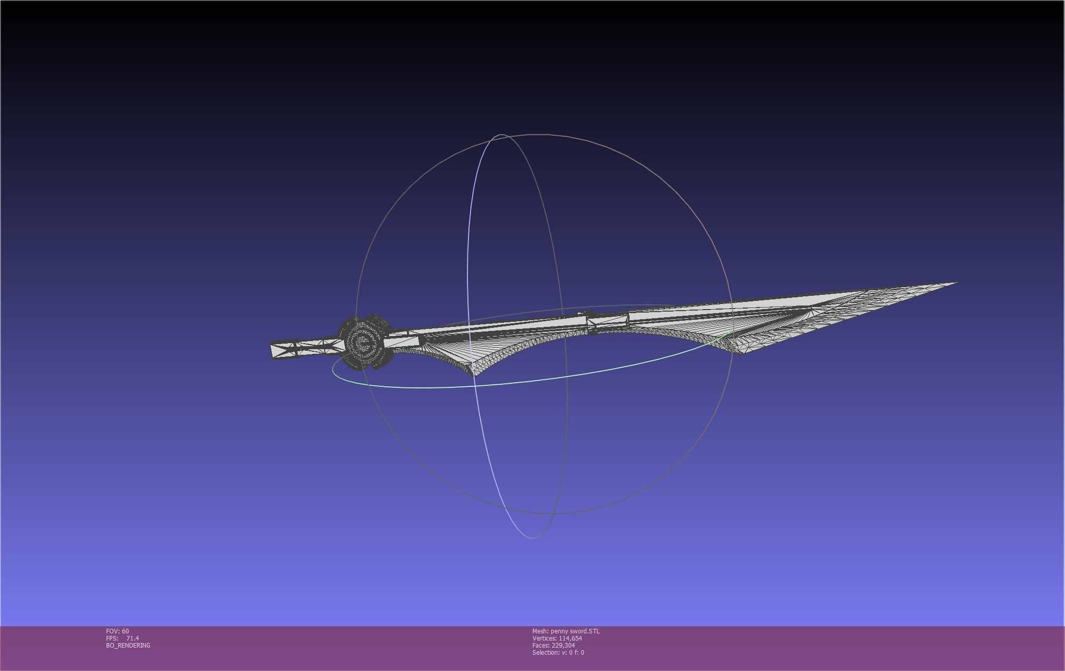 RWBY Penny Floating Array Sword Printable Assembly 3D model 3D ...