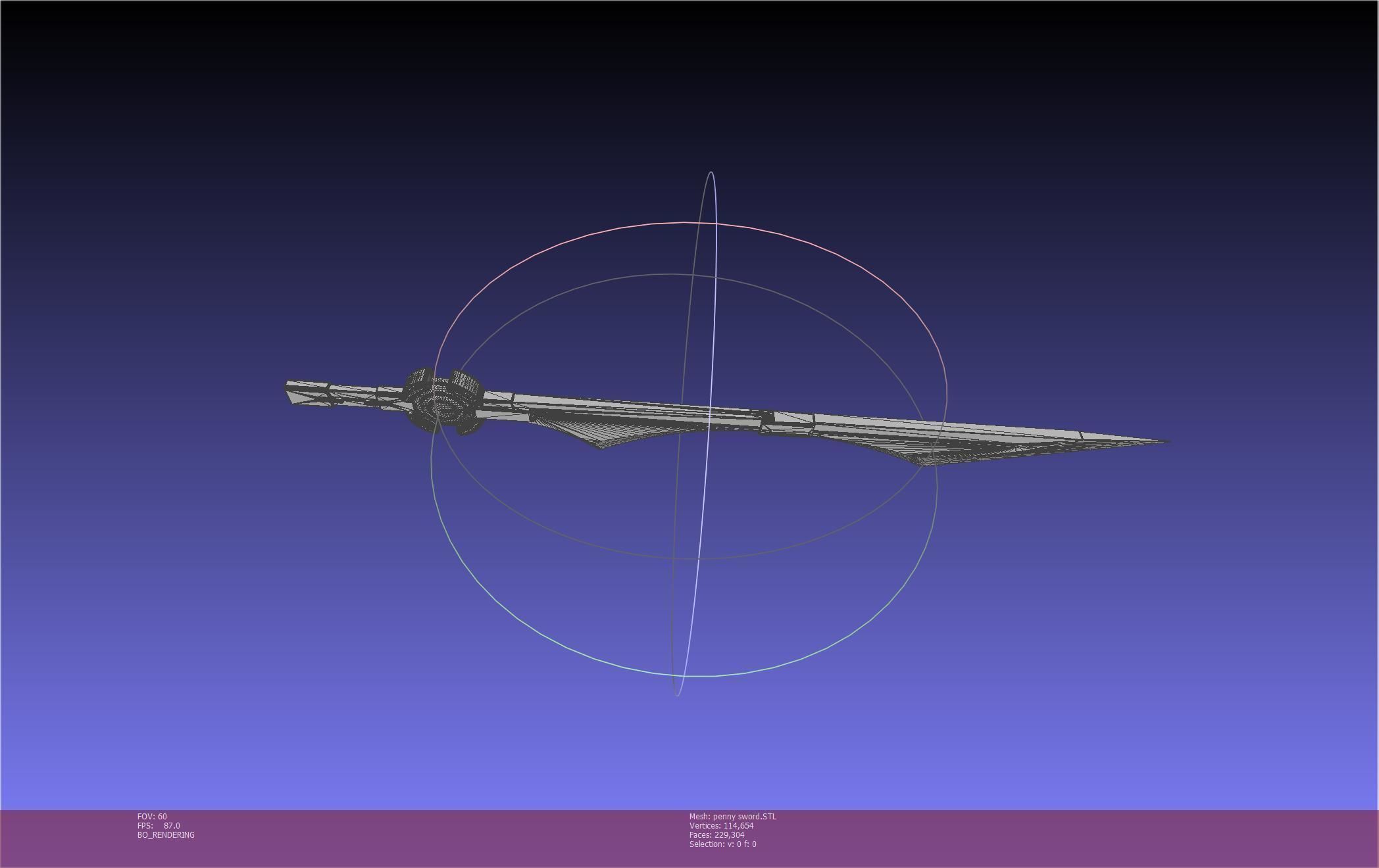 RWBY Penny Floating Array Sword Printable Assembly 3D model 3D ...