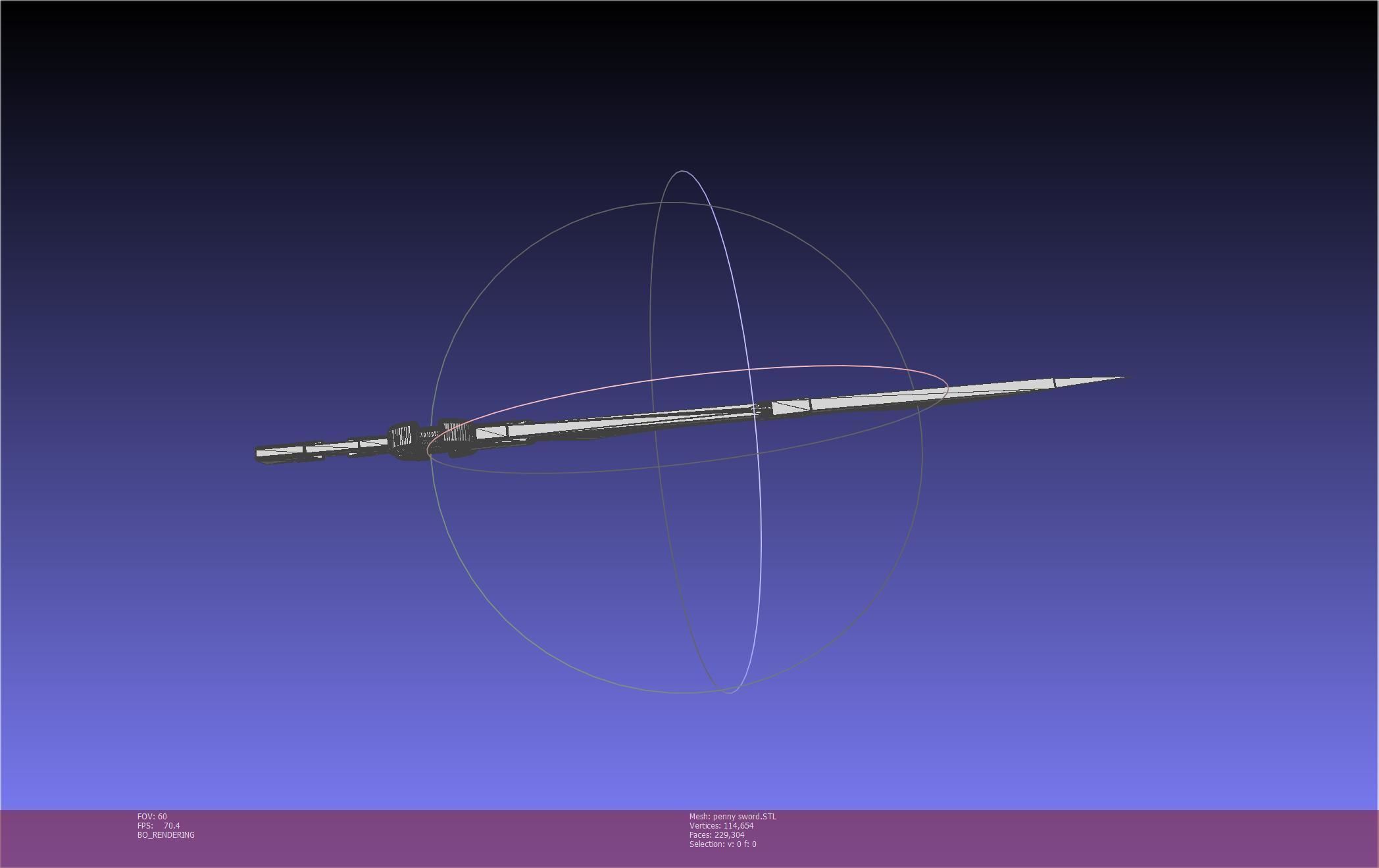 RWBY Penny Floating Array Sword Printable Assembly 3D model 3D ...