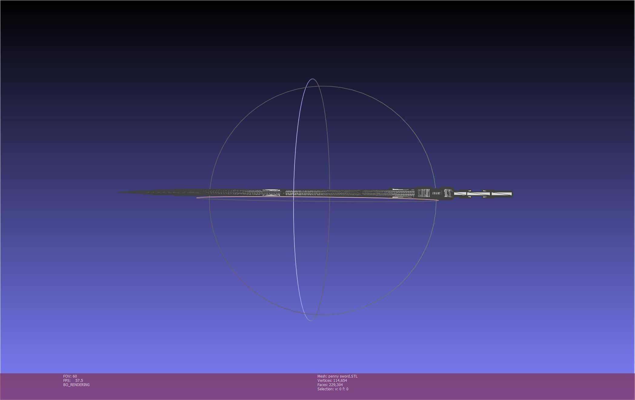 RWBY Penny Floating Array Sword Printable Assembly 3D model 3D ...