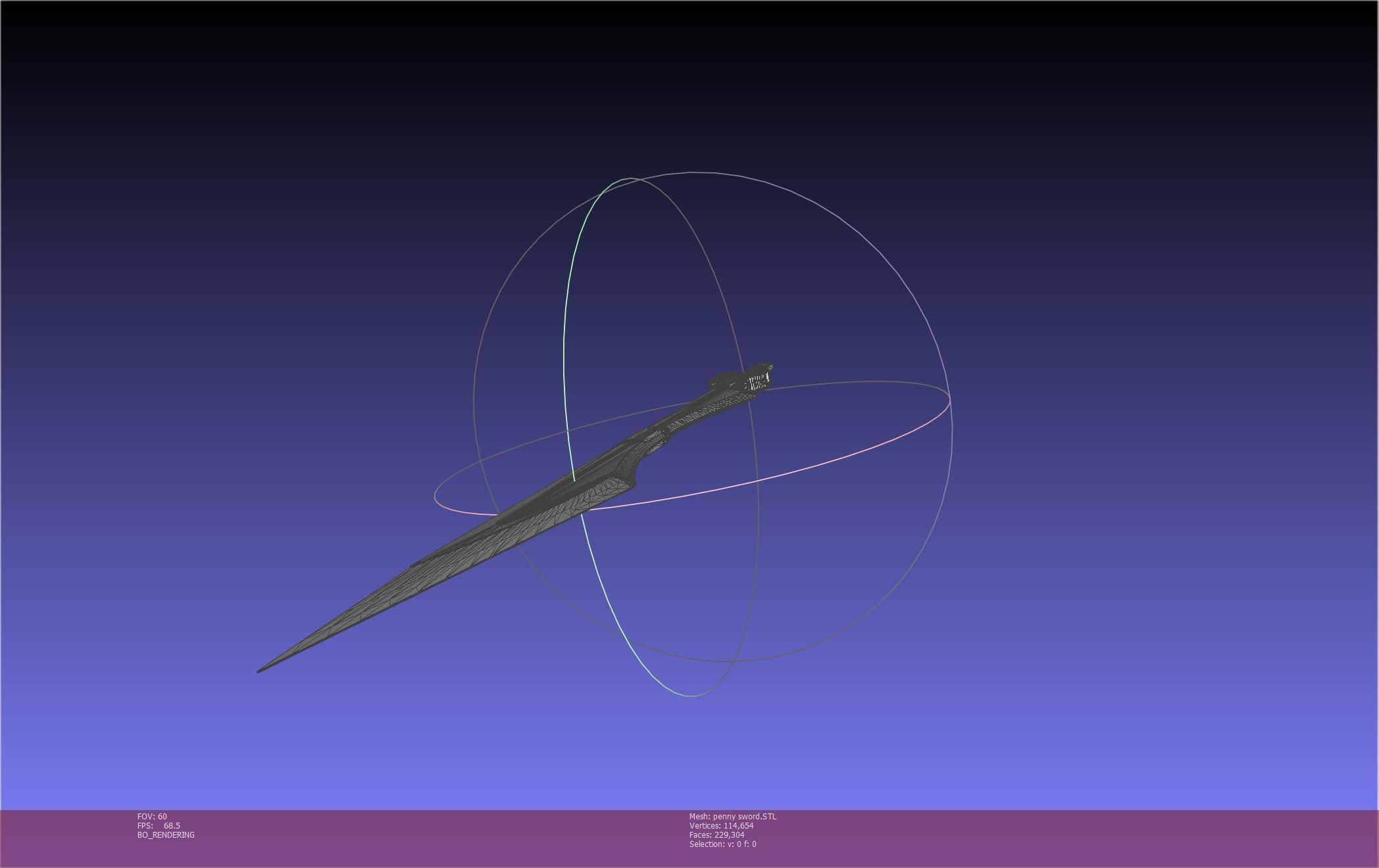 RWBY Penny Floating Array Sword Printable Assembly 3D model 3D ...