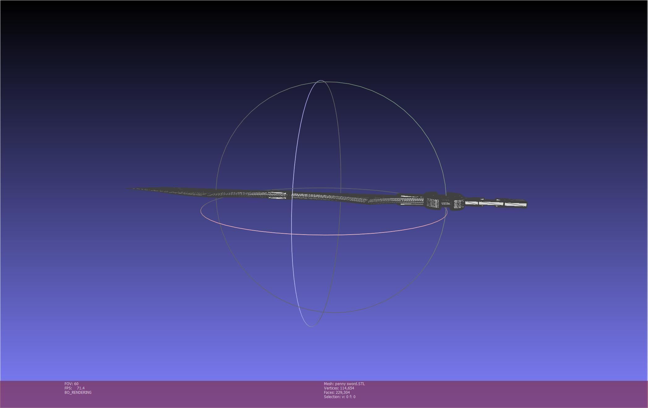 RWBY Penny Floating Array Sword Printable Assembly 3D model 3D ...