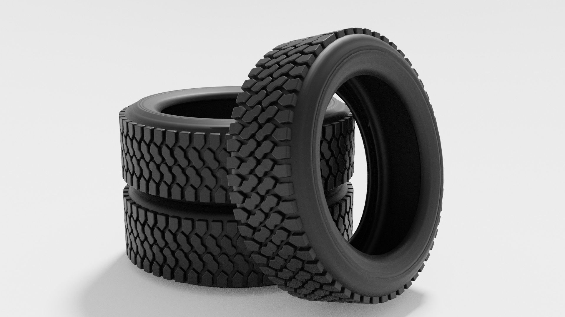 3D model Low poly Lorry Tire VR / AR / low-poly | CGTrader