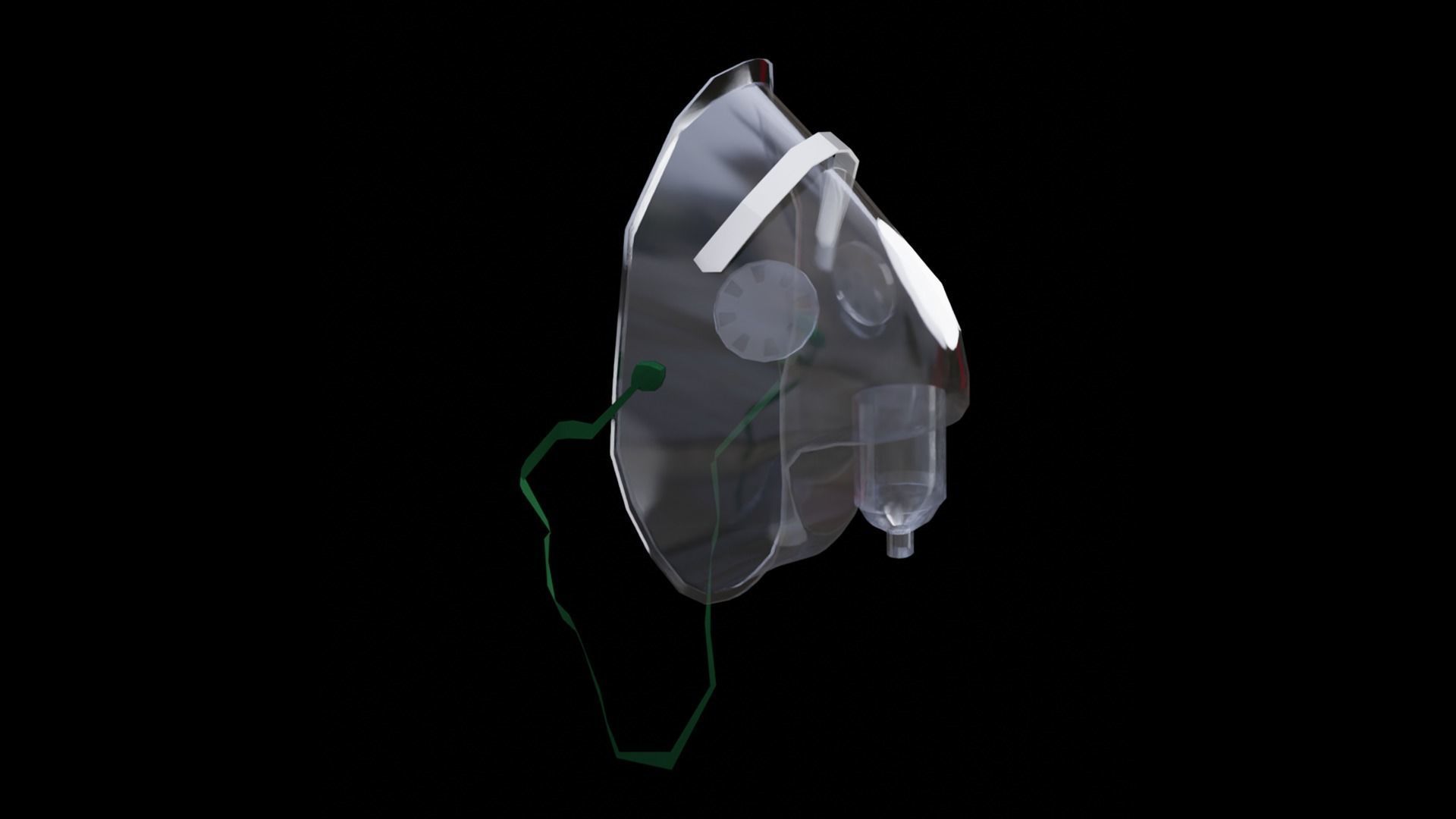 3D model Oxygen Mask VR / AR / low-poly | CGTrader