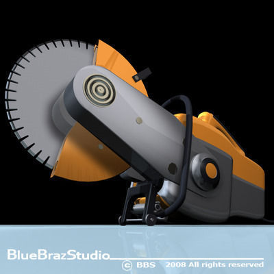 Cut off saw 3D model | CGTrader