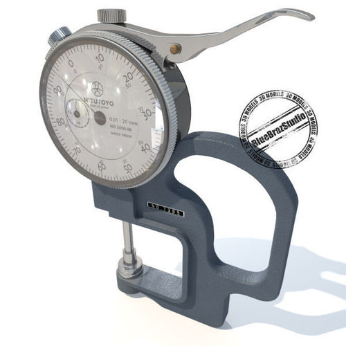 Dial Thickness Gauges 3D Model .obj .dxf - CGTrader.com