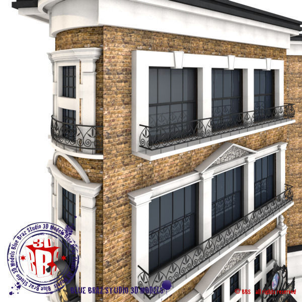 English Pub 3D model | CGTrader