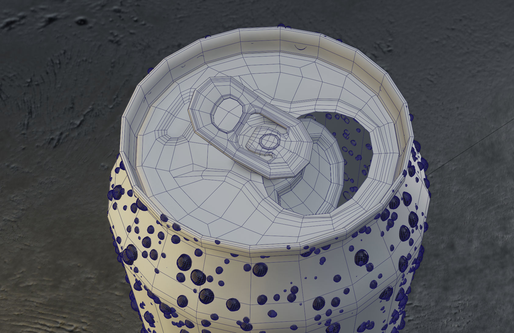 3D model Coke Can With Droplets VR / AR / low-poly | CGTrader