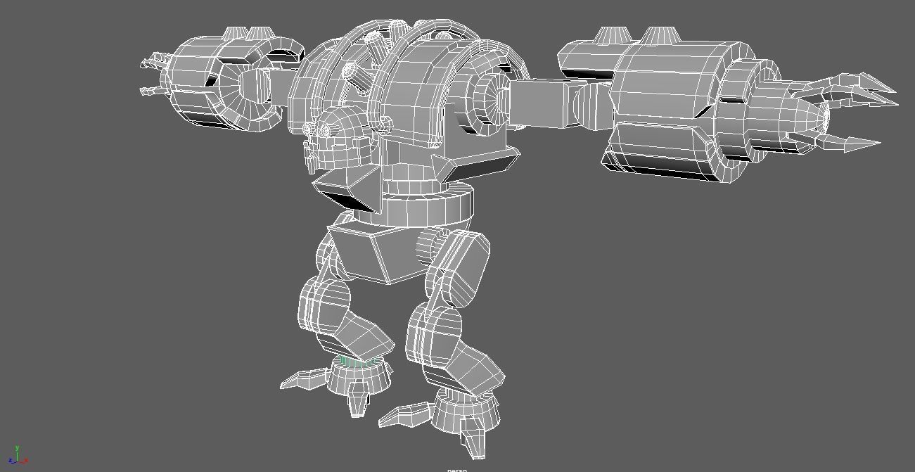 3D model Nitro robot VR / AR / low-poly | CGTrader