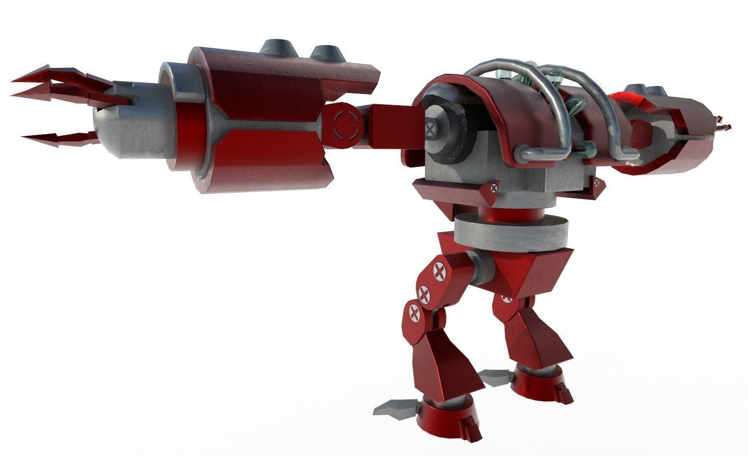 3D model Nitro robot VR / AR / low-poly | CGTrader