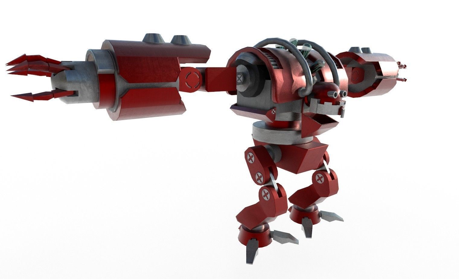 3D model Nitro robot VR / AR / low-poly | CGTrader