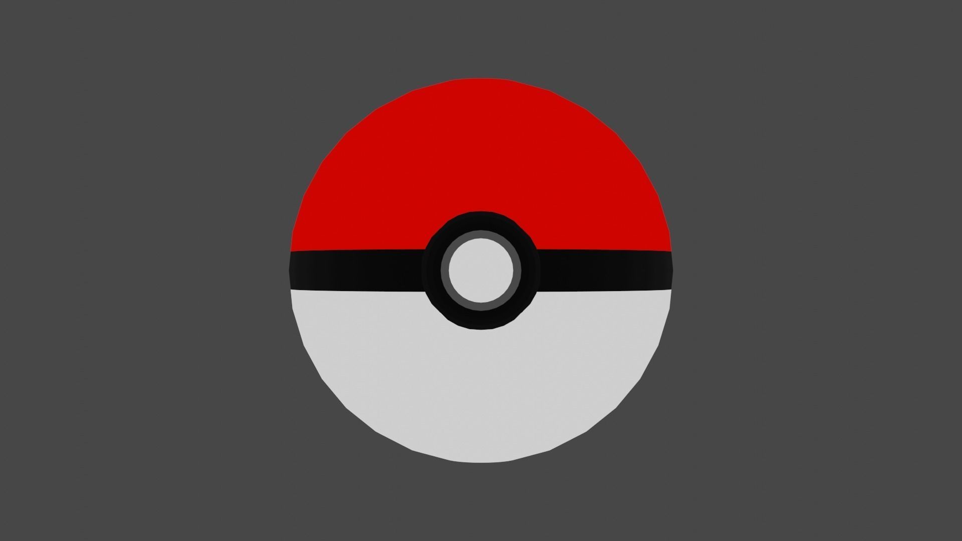 Pokemon Ball 3d Model Free Download free VR / AR / low-poly 3D model ...