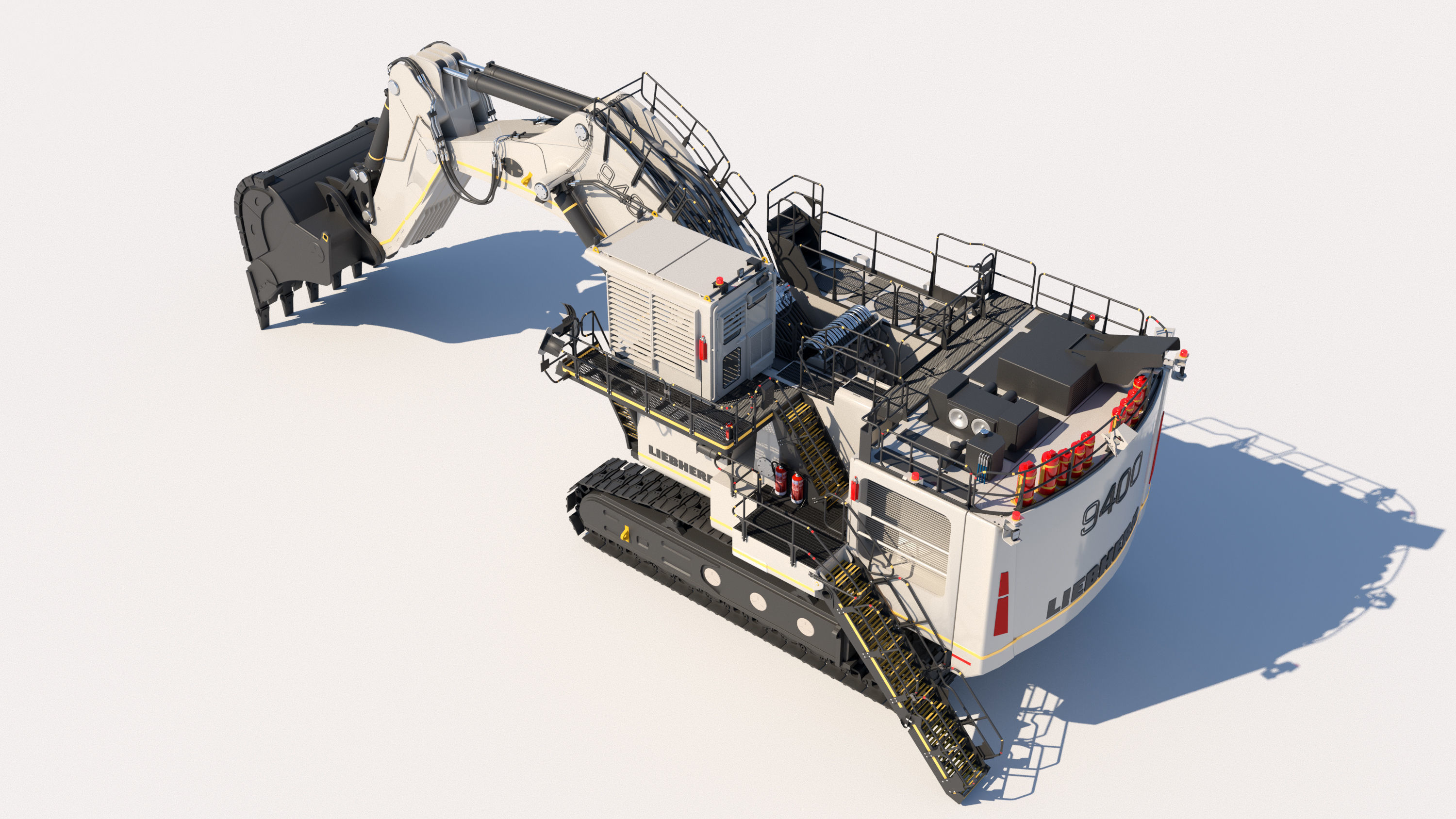 Liebherr R9400 Excavator -3D Model 3D model | CGTrader