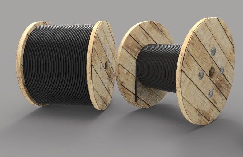 Cable Drum 3D model | CGTrader