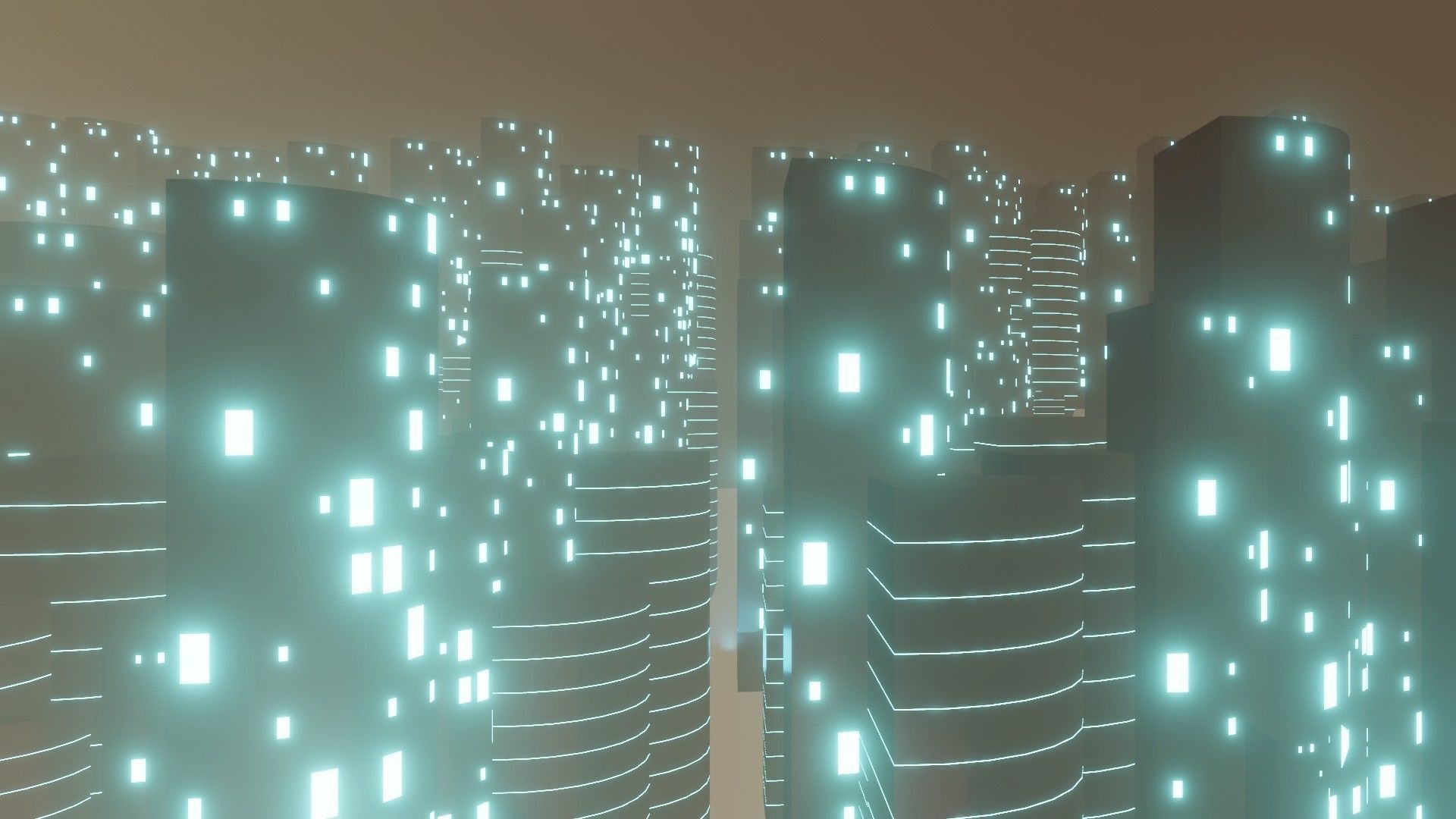 Mega City 3D Model Download free VR / AR / low-poly 3D model animated ...