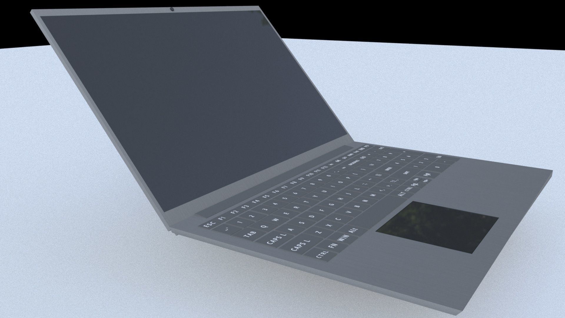 Laptop lenovo 3D model rigged | CGTrader