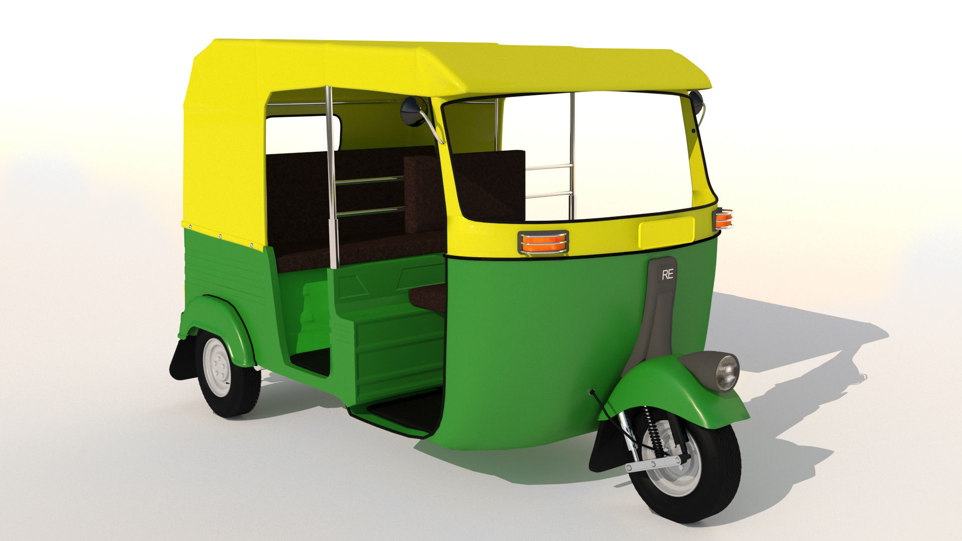 The Auto Rickshaw 3D model | CGTrader