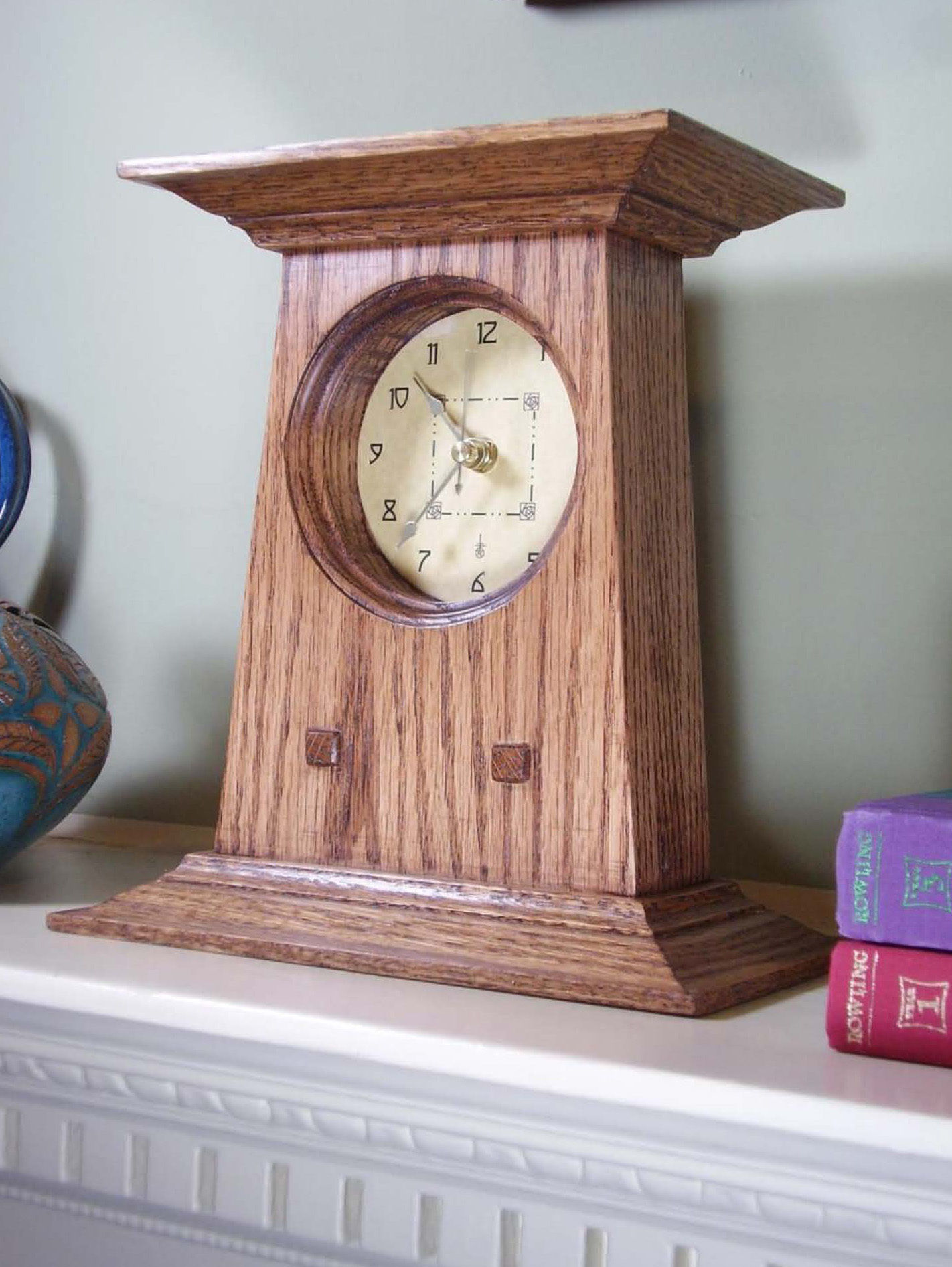 Mission Mission Style Mantle Clock 3D model | CGTrader