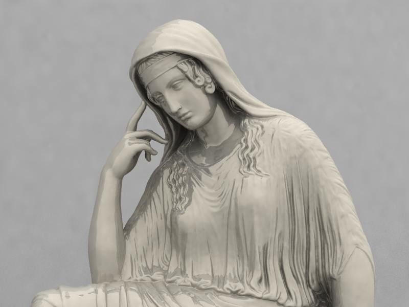 The Statue of Penelope 3D model | CGTrader