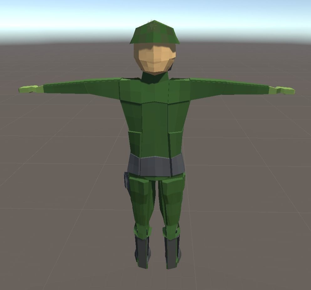 3D model Low Poly Soldier Model VR / AR / low-poly | CGTrader