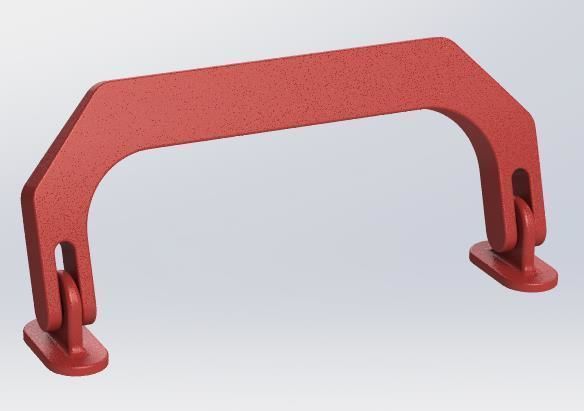 Handle of a suitcase 3D model 3D printable | CGTrader