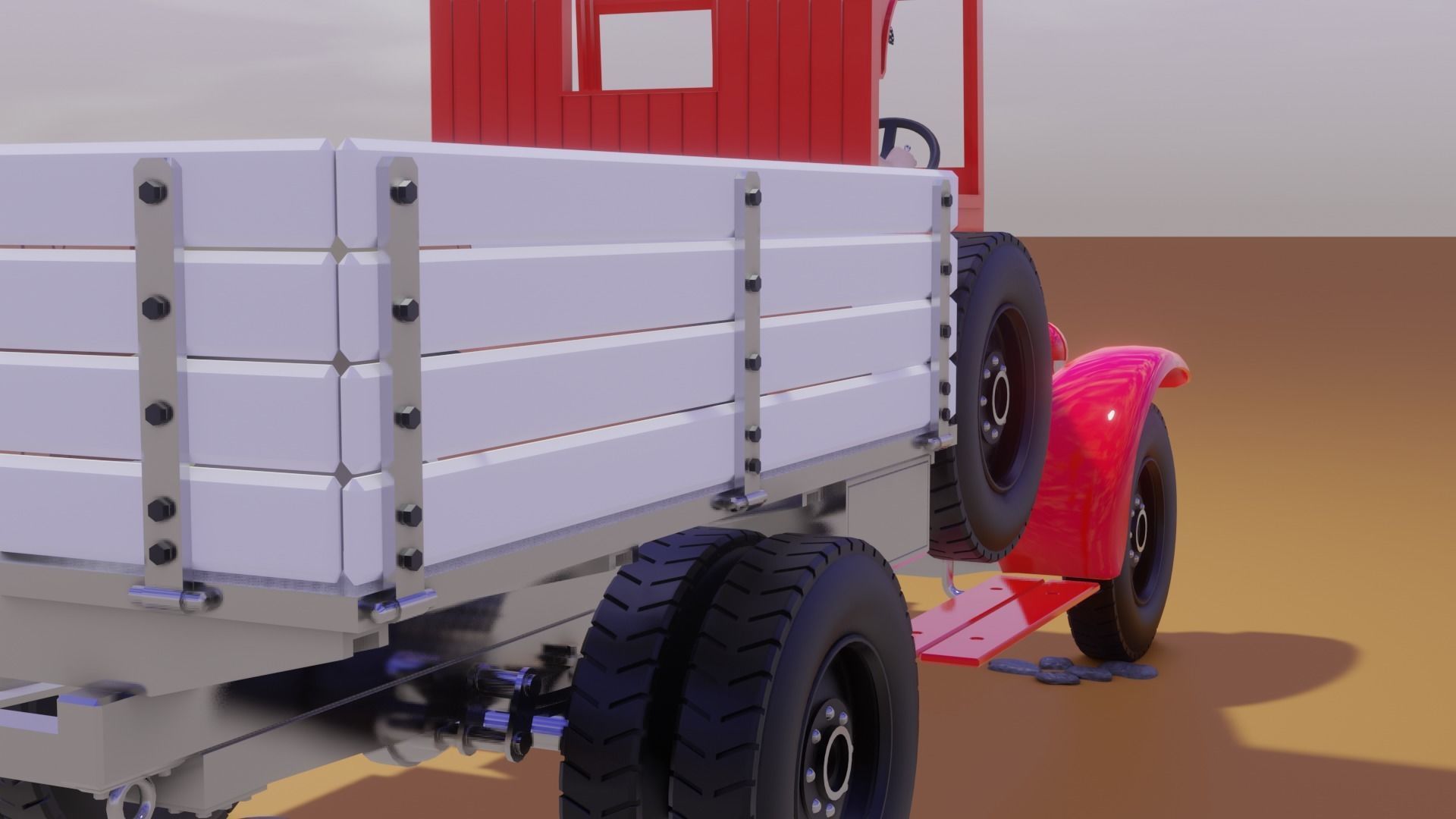 3D model Farm Truck VR / AR / low-poly | CGTrader