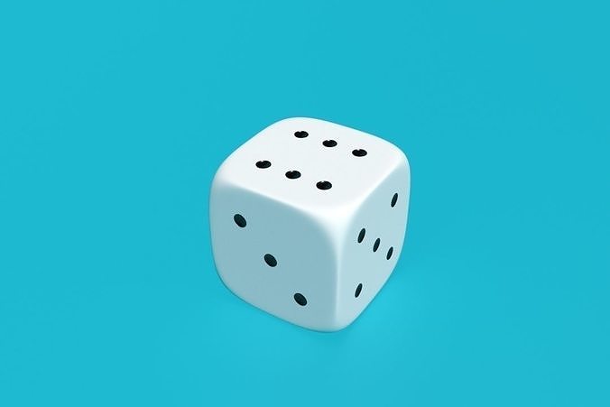White die 3D model | CGTrader