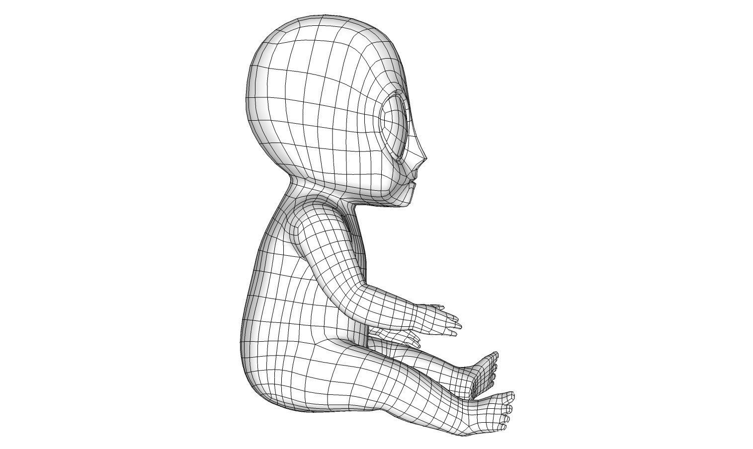Alien Baby 3D model | CGTrader
