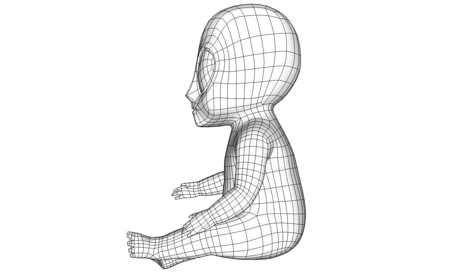 Alien Baby 3D model | CGTrader