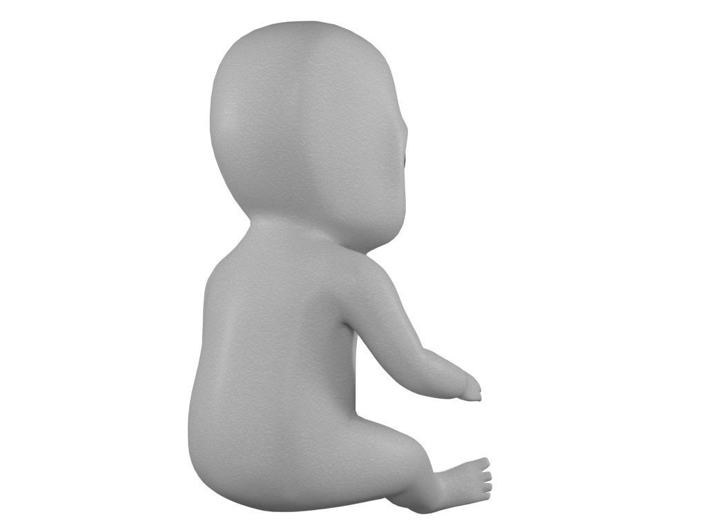 Alien Baby 3D model | CGTrader