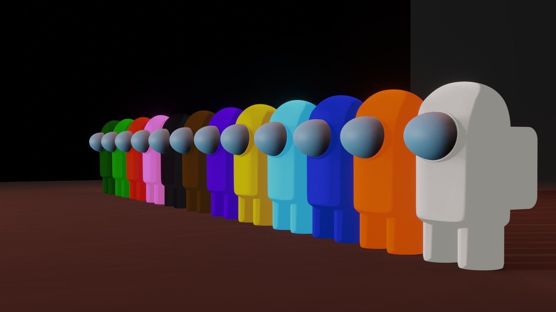 Among us characters RIG free VR / AR / low-poly 3D model animated ...