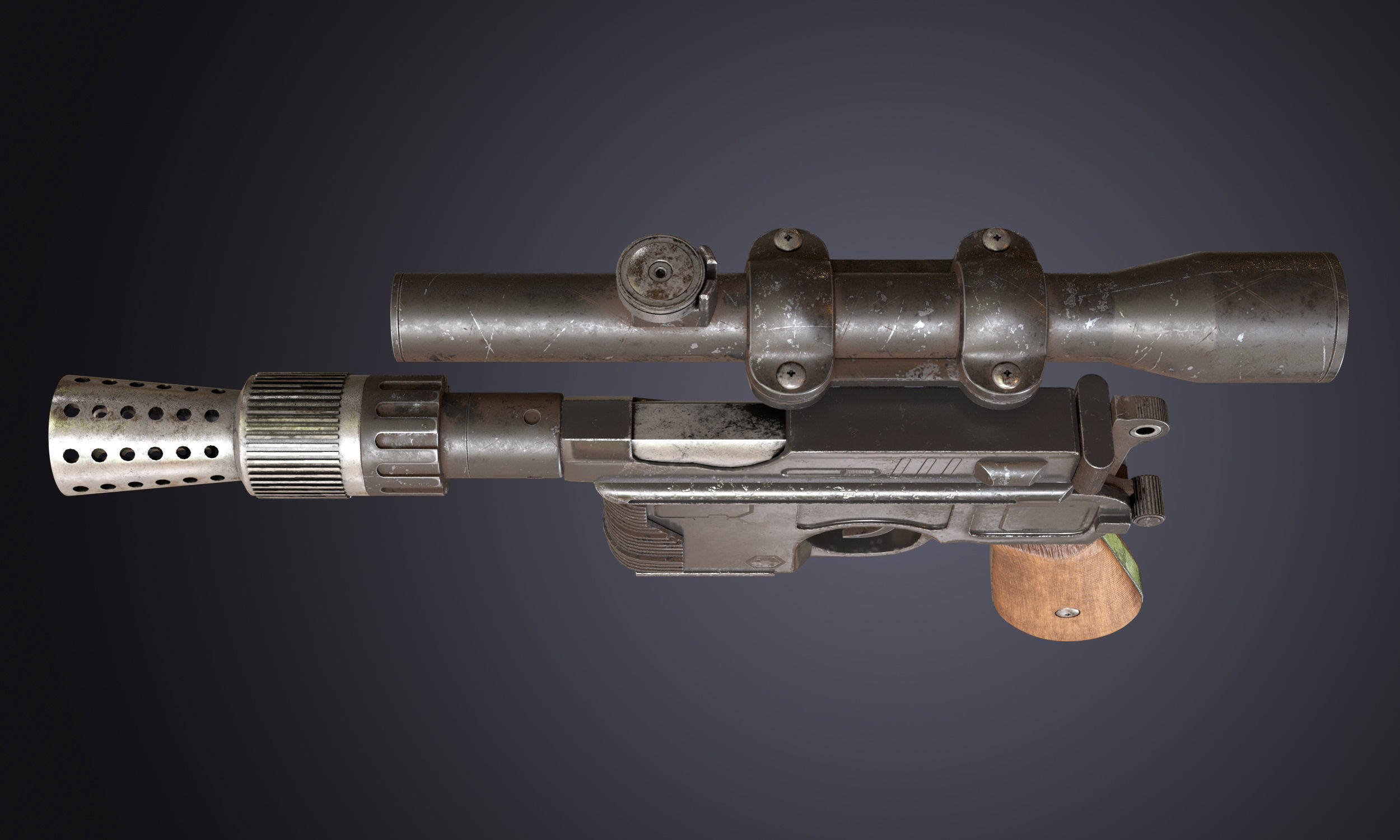 DL-44 Blaster 3D model | CGTrader