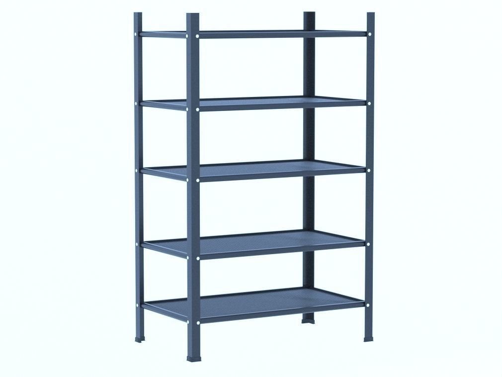 Shelf with metal mesh 3D model | CGTrader