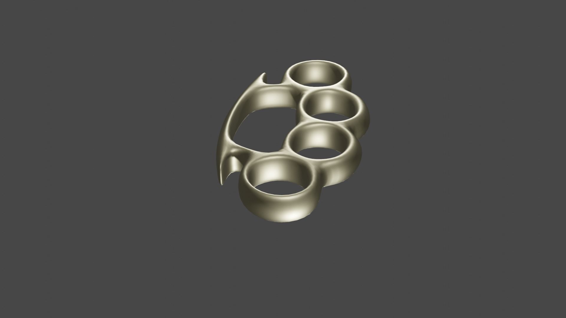 3D model Brass Knuckles 3d model VR / AR / low-poly | CGTrader