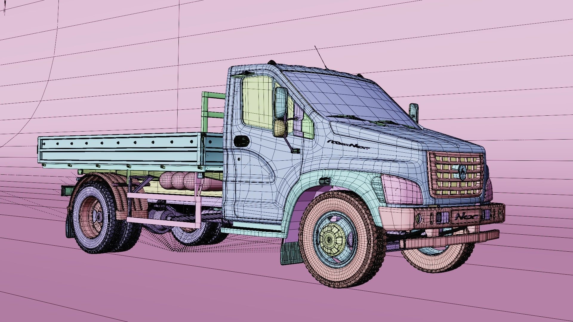 GAZ truck - Gazon Next 3D model | CGTrader