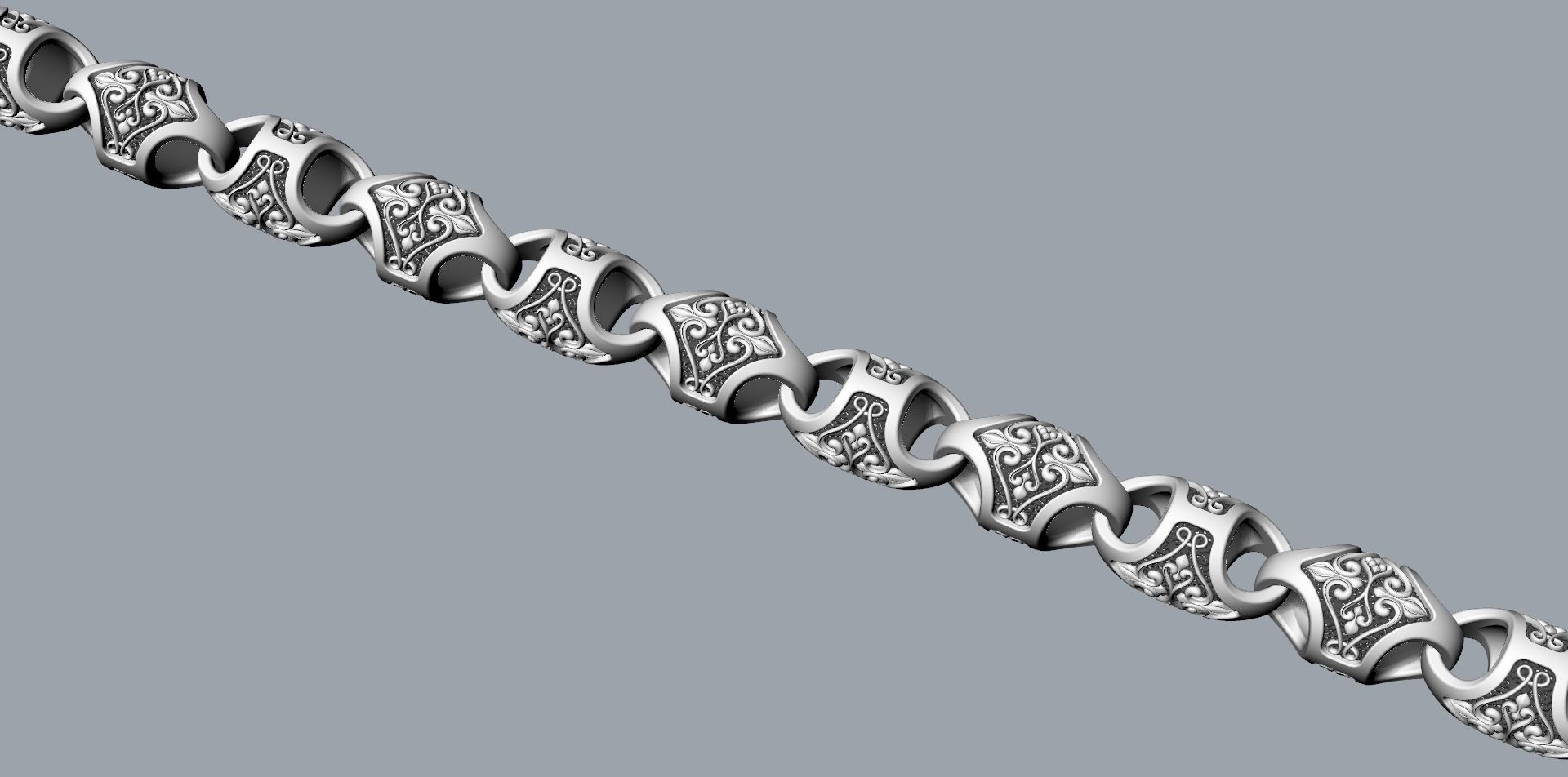 Chain Link 175 3D model 3D printable | CGTrader