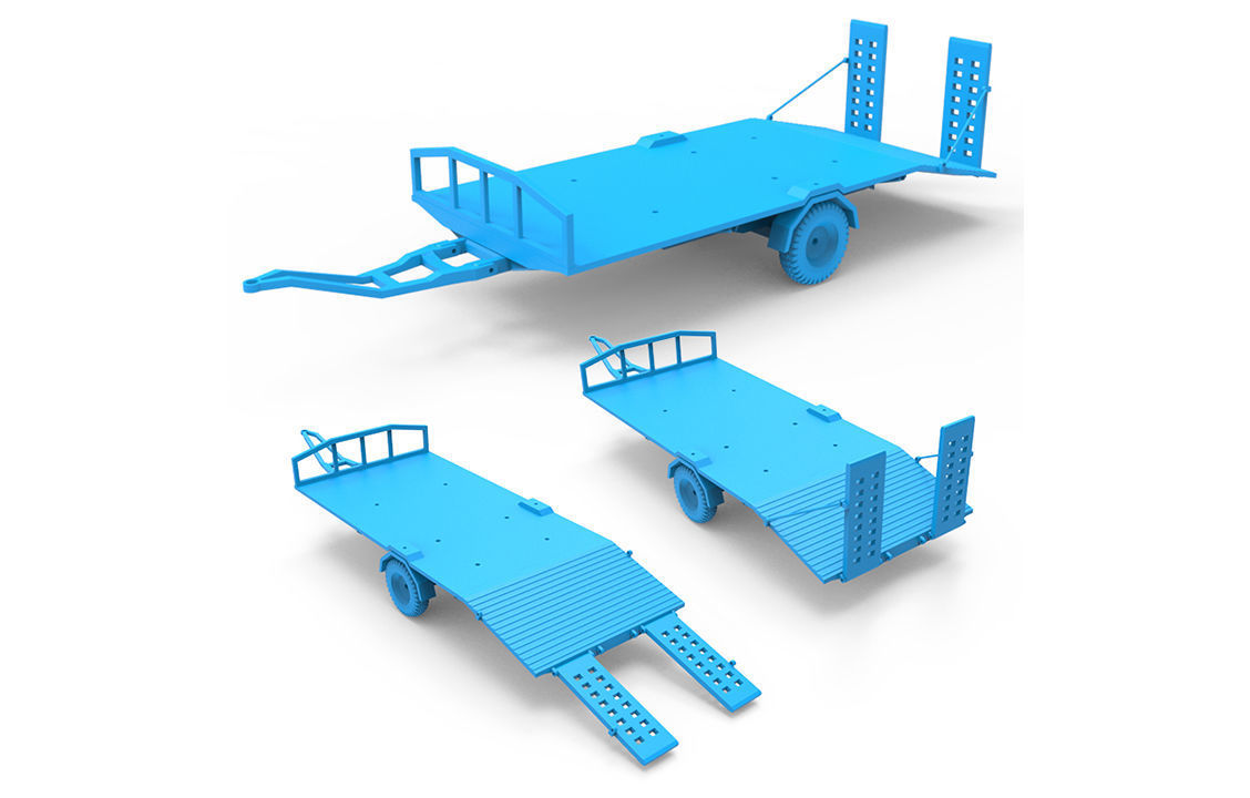 Trailer toy 3D model 3D printable | CGTrader