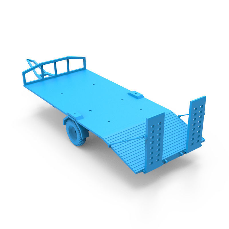 Trailer toy 3D model 3D printable | CGTrader