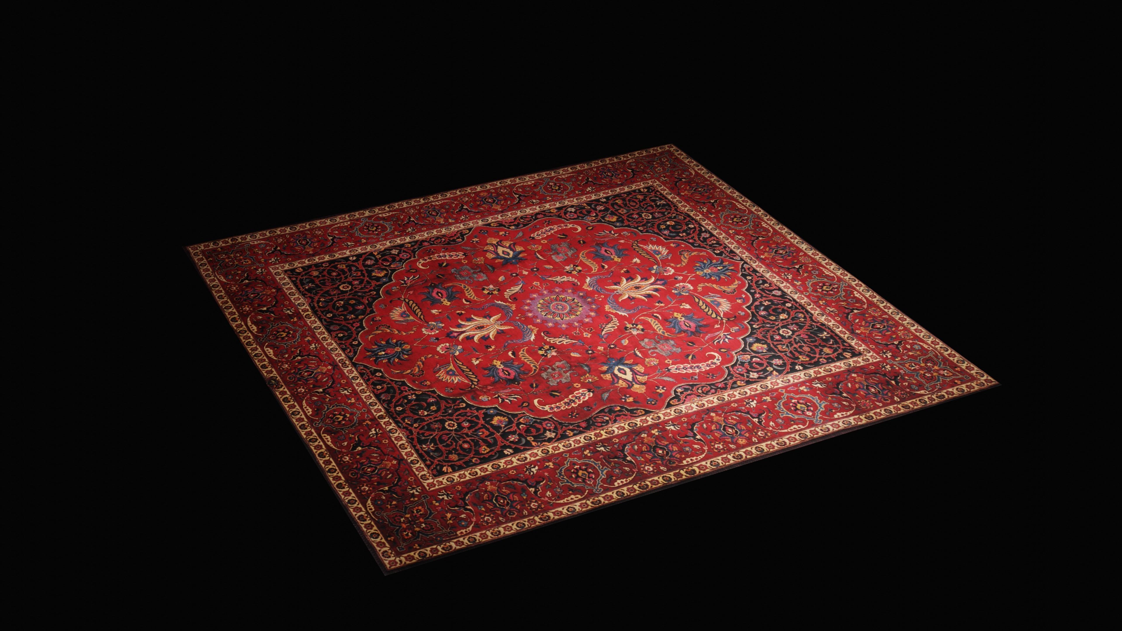 Arabic Red Carpet Texture Texture | CGTrader