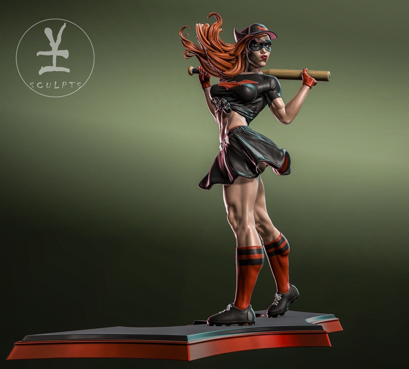 Batwoman Bombshells 3D model 3D printable | CGTrader