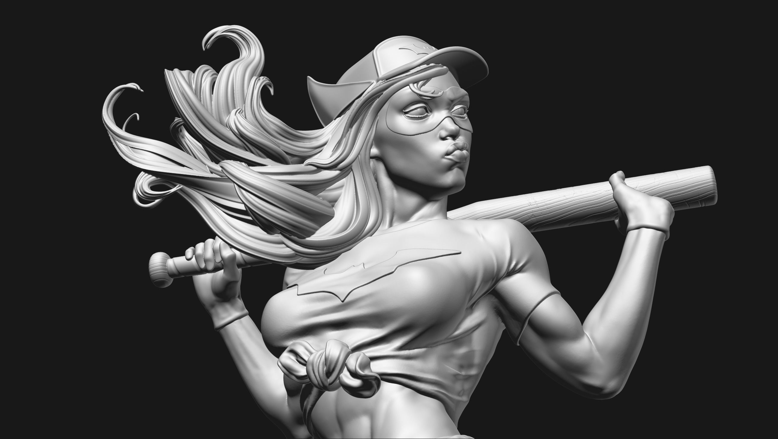 Batwoman Bombshells 3D model 3D printable | CGTrader