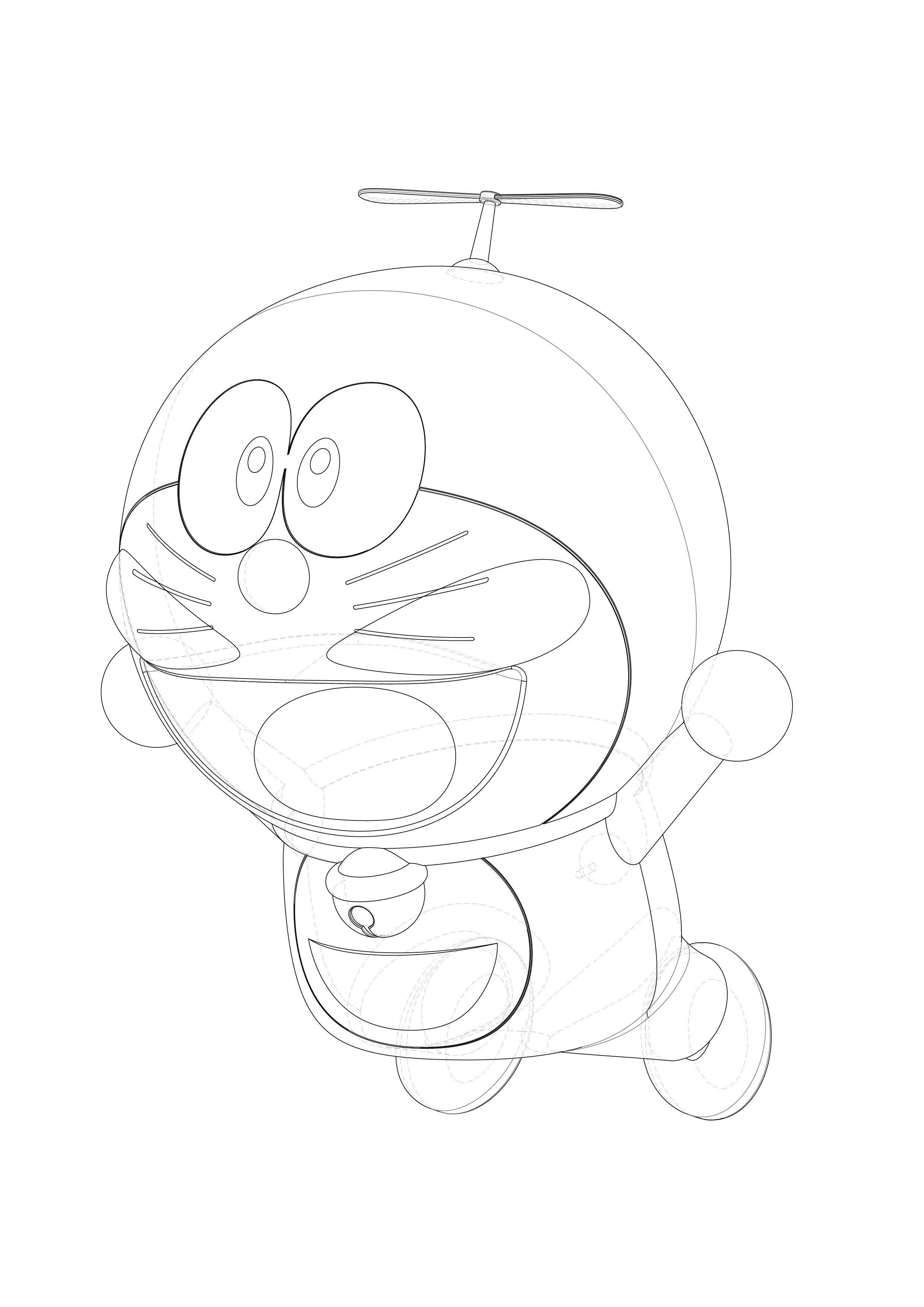 Doraemon-fly doraemon 3D model | CGTrader