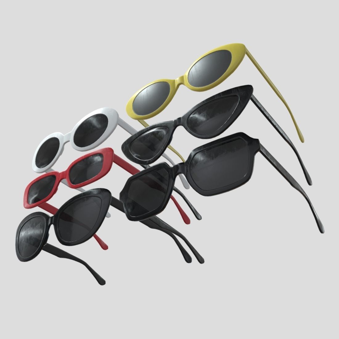 3D model Sunglasses Pack VR / AR / low-poly | CGTrader