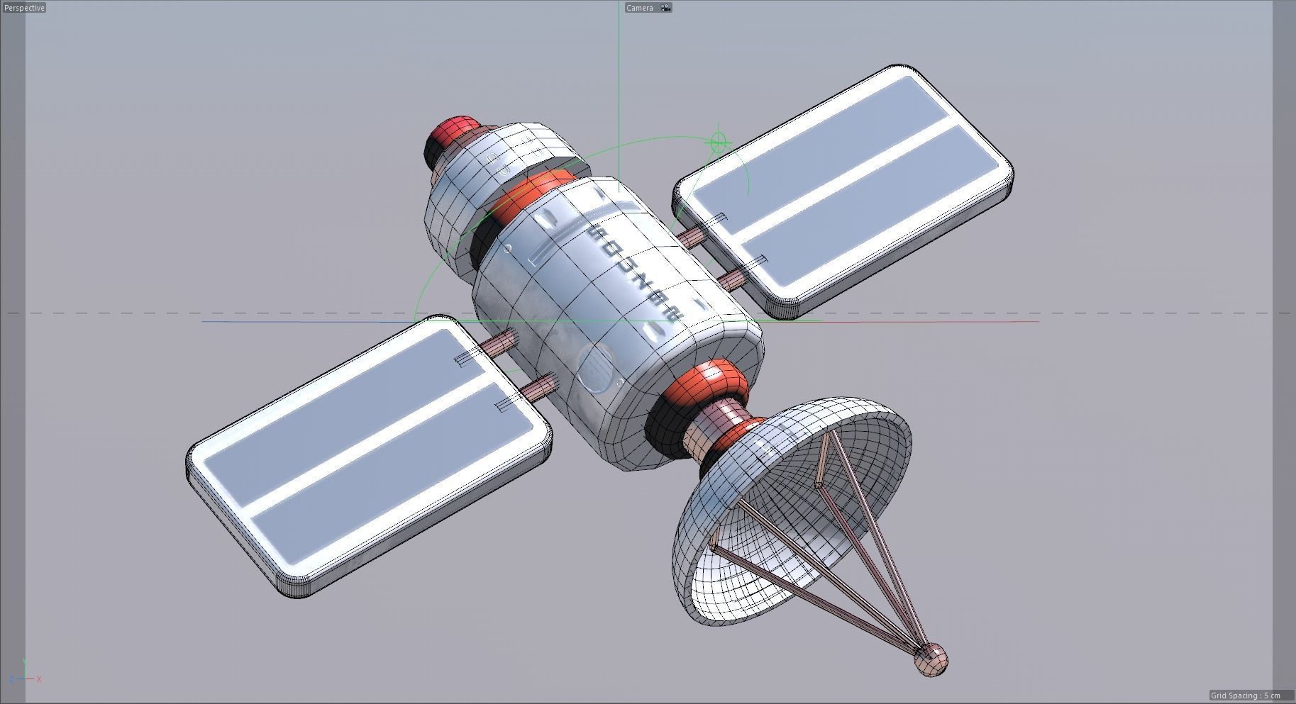 Spaceship stylized 3d model FREE free VR / AR / low-poly 3D model ...