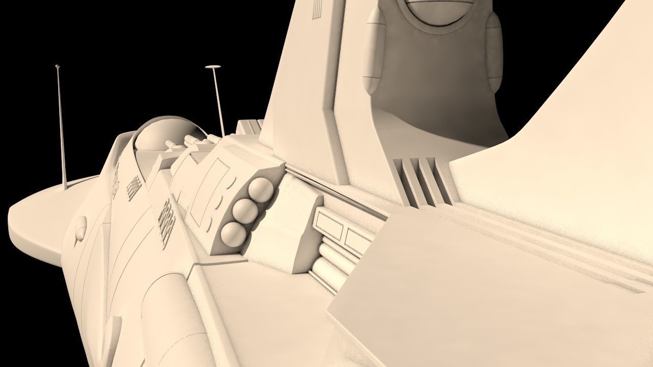 Arcadia Captain Harlock Spaceship 3D model | CGTrader