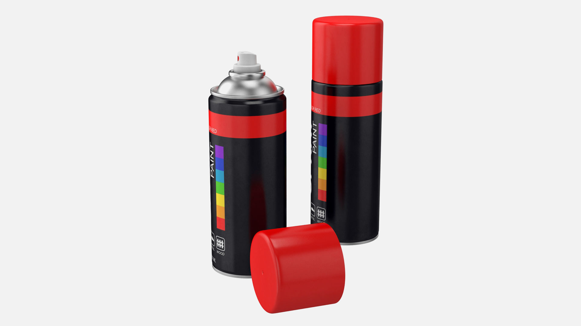 Spray paint can 3D model | CGTrader