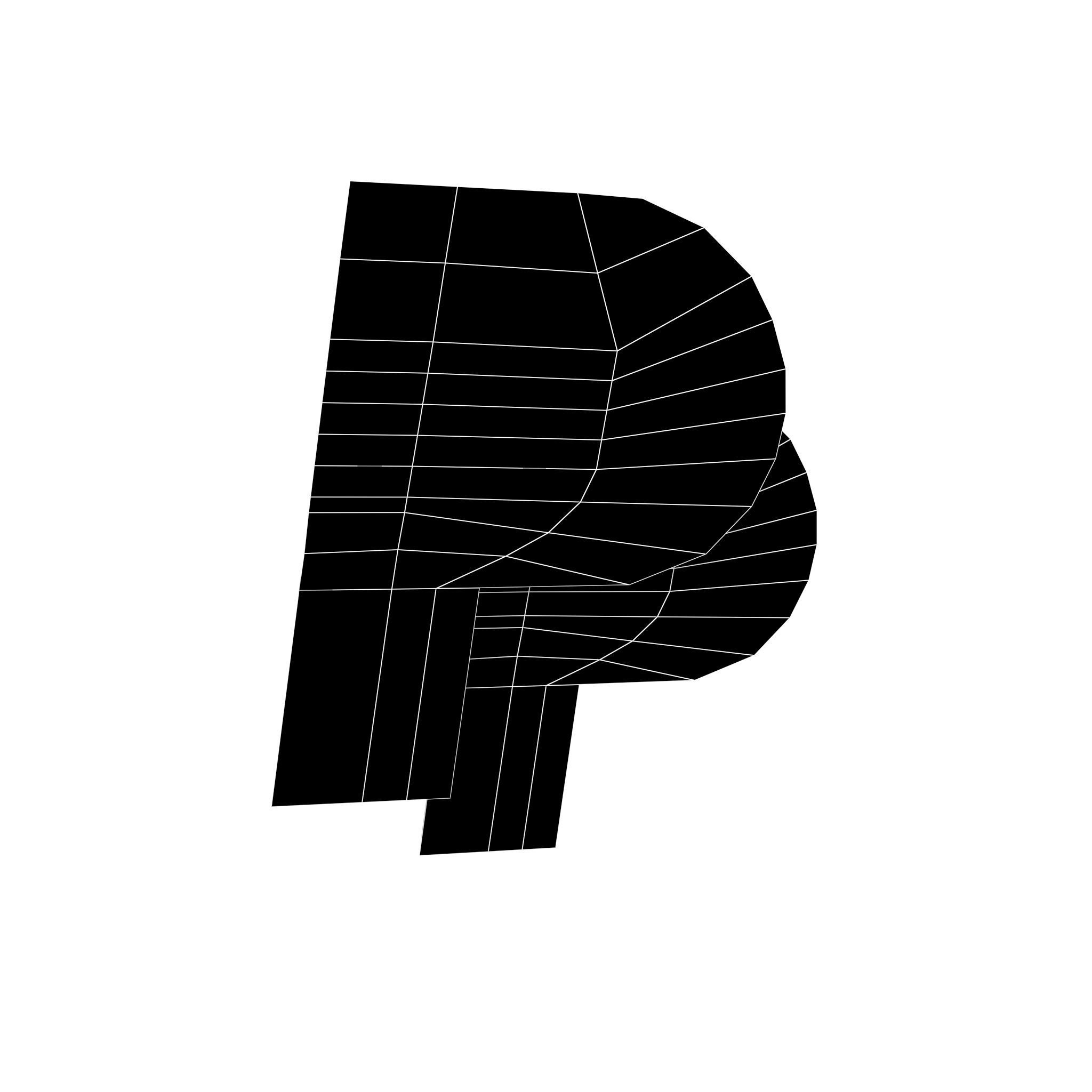 Paypal Logo v1 001 free VR / AR / low-poly 3D model | CGTrader